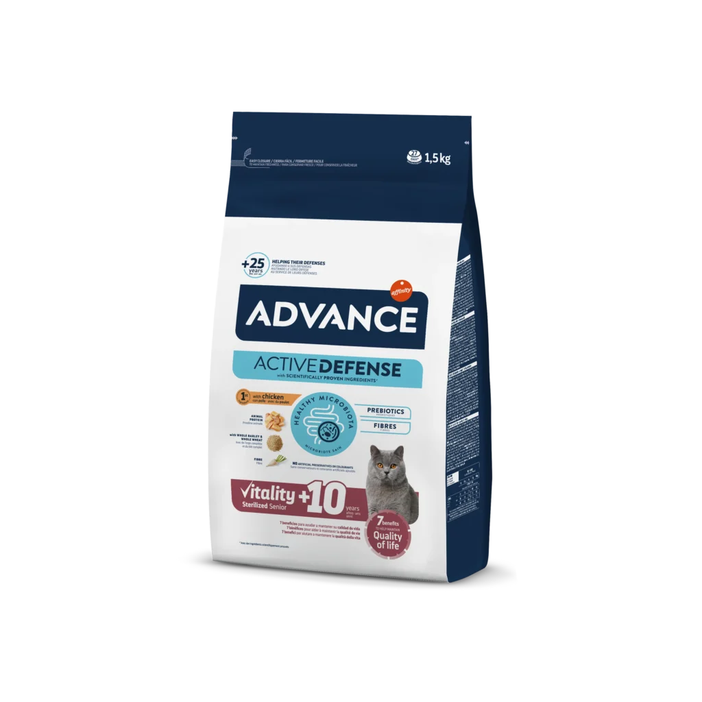 Advance Cat Sterilized Senior для стерилізованих котів старше 10 років ...